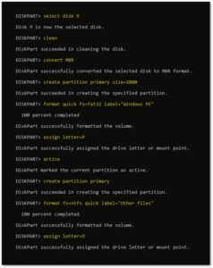 Create a Windows PE flash drive – ScribbleGhost