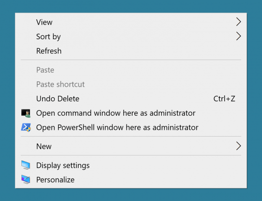 Add Powershell And Cmd Admin To The Windows Context Menu Scribbleghost 6567