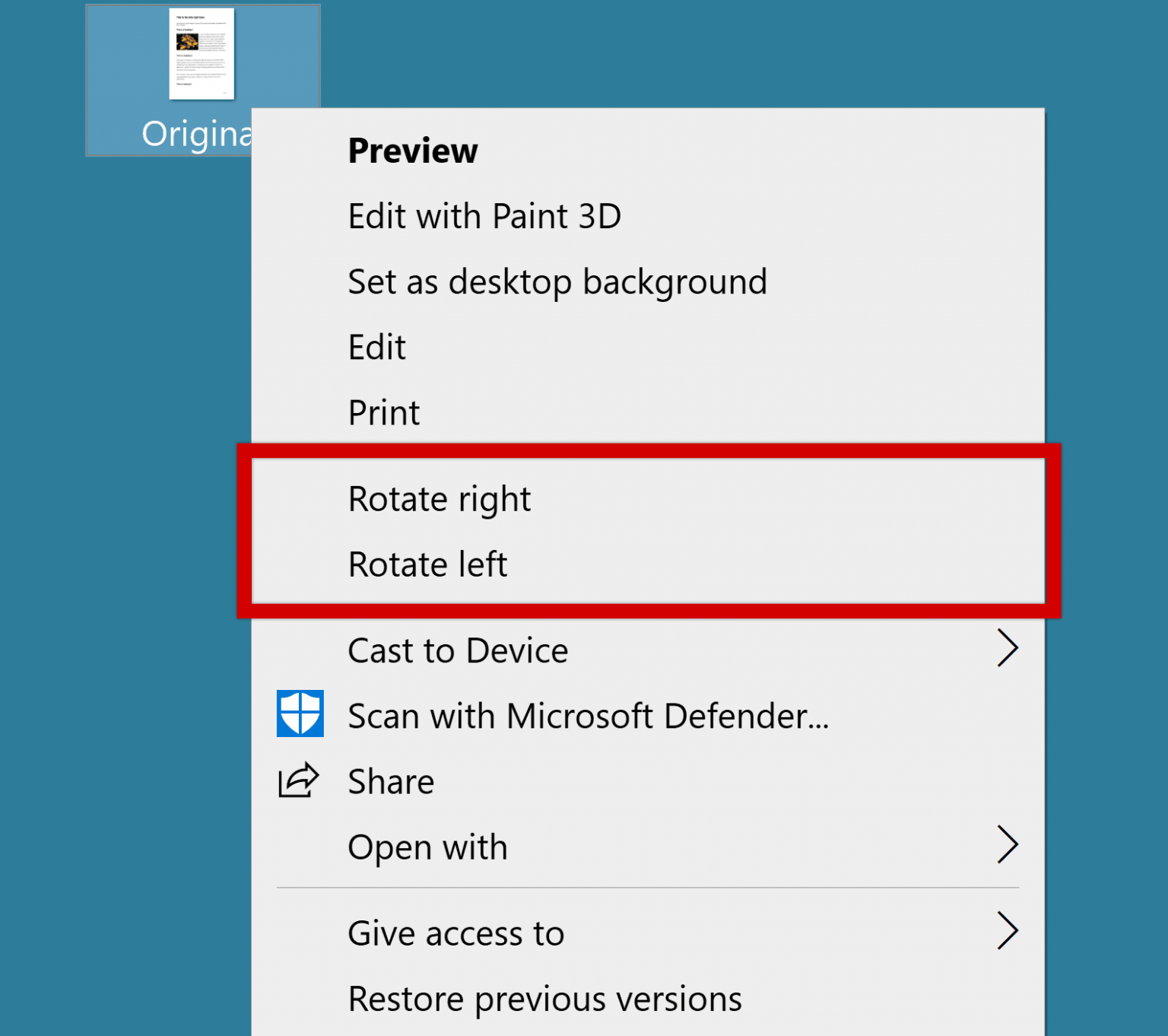 Stop rotating pictures in Windows! – ScribbleGhost