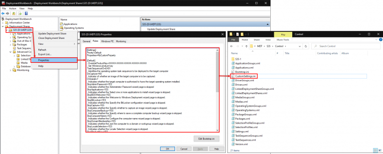 My Custom Settings For Microsoft Deployment Toolkit Scribbleghost