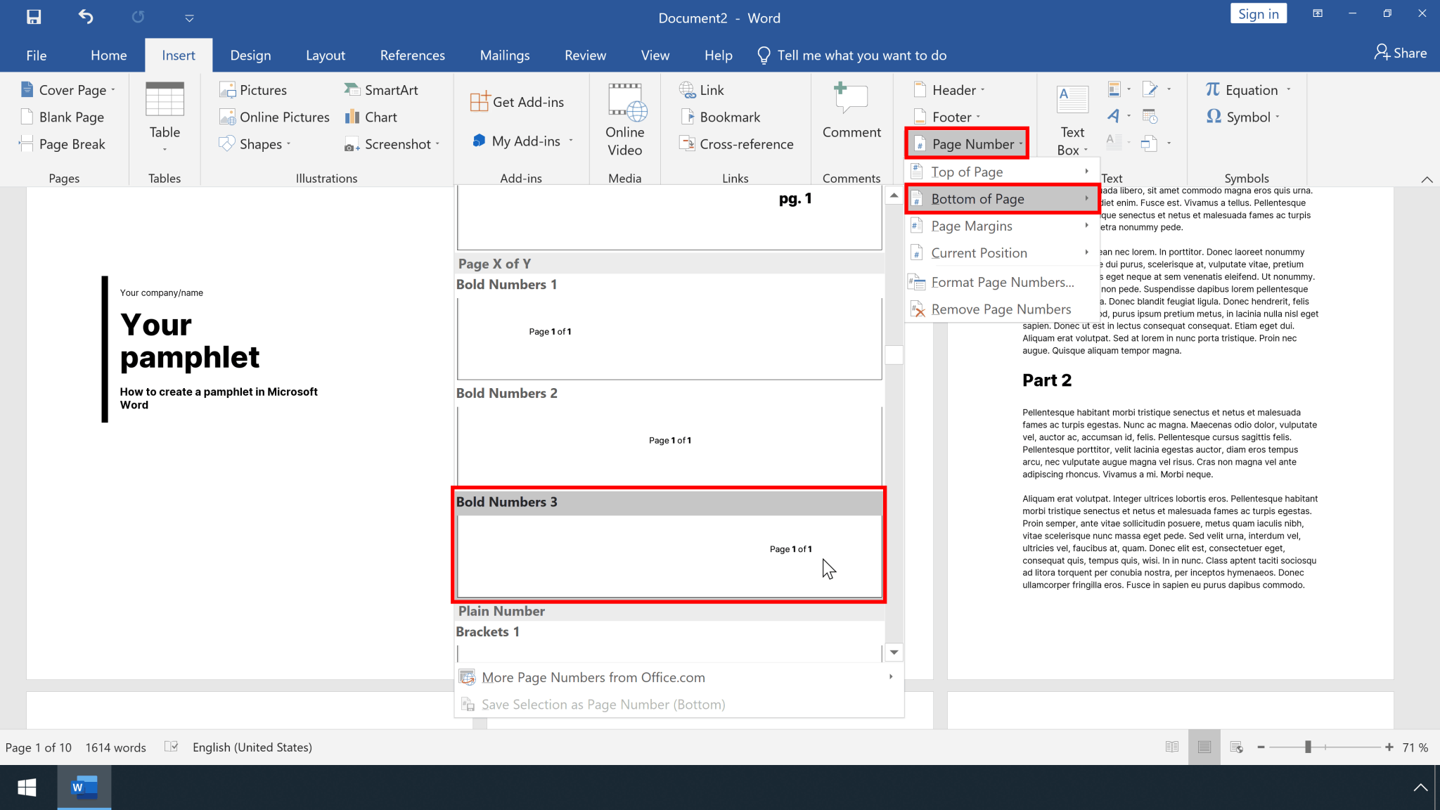 How to make a pamphlet in Microsoft Word – ScribbleGhost